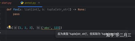 python进阶（三）类型注解与提示 知乎