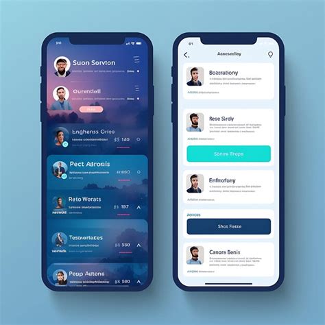 Premium AI Image Mobile App Design Of Job Search Resume Builder App
