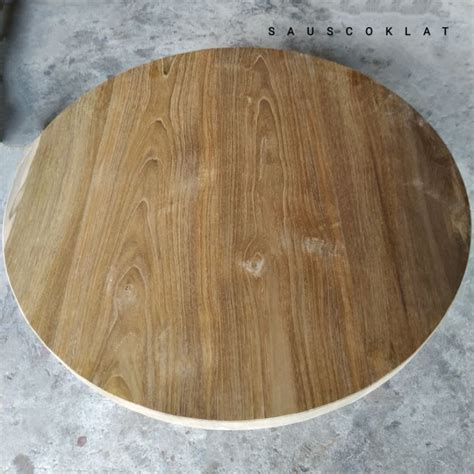 Jual Meja Teras Minimalis Kayu Jati Indonesia Shopee Indonesia