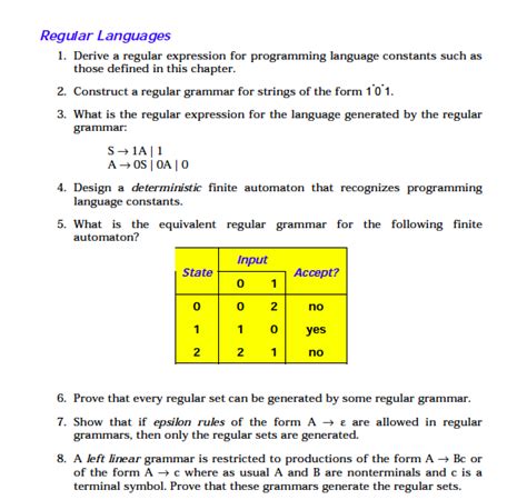 solved regular languages 1 derive a regular expression for