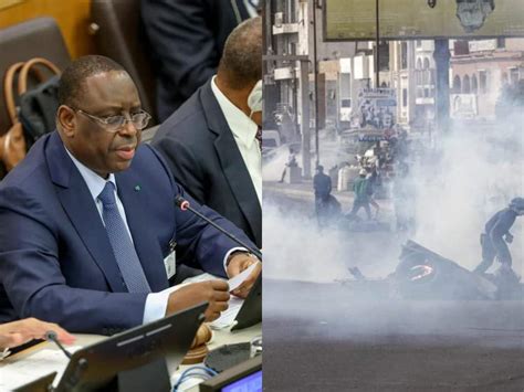 Emeutes de Mars 2021 Juin 2023 Macky Sall lie les m0rts à des