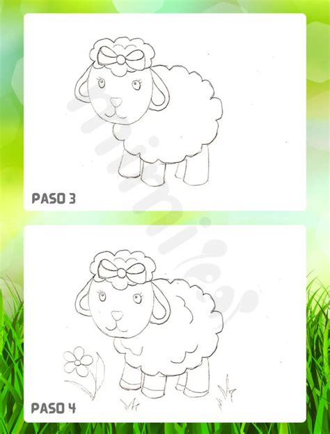 Cómo Dibujar una Oveja Paso a Paso Cómo Mimi Panda