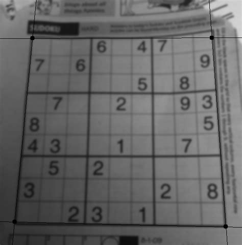 SuDoKu Grabber In OpenCV The Plot AI Shack