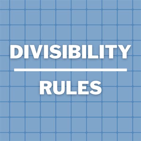 math techniques learn the divisibility rules owlcation