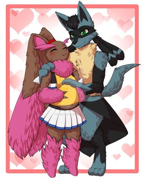 Lovelesskiax Lopunny N Lucario By Eclipse On Deviantart
