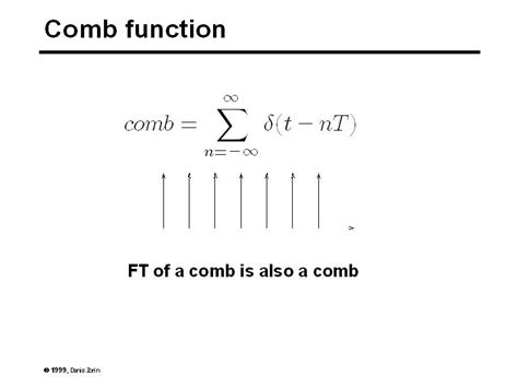 comb function