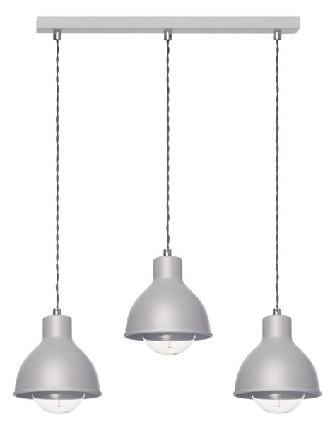 Lampa wisząca Zoe 3L popiel Lampex Bricomarche pl