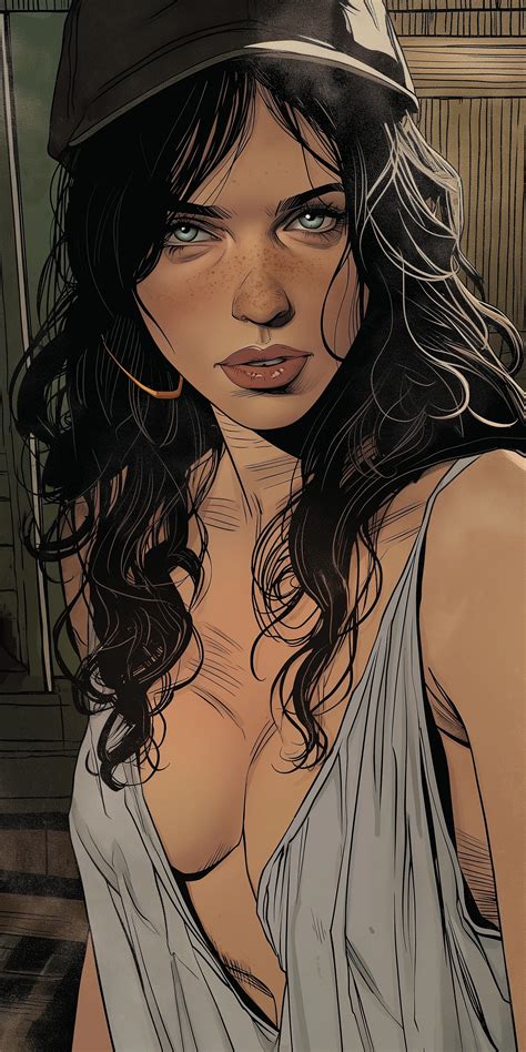 Midjourney Prompt Comic Strip Art Woman Years Old Prompthero