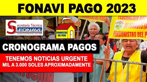 FONAVI DEVOLUCIÓN LO ÚLTIMO CRONOGRAMA DE PAGOS TENEMOS NOTICIAS