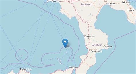 Terremoto Scossa Poco Fa Tra Calabria E Sicilia