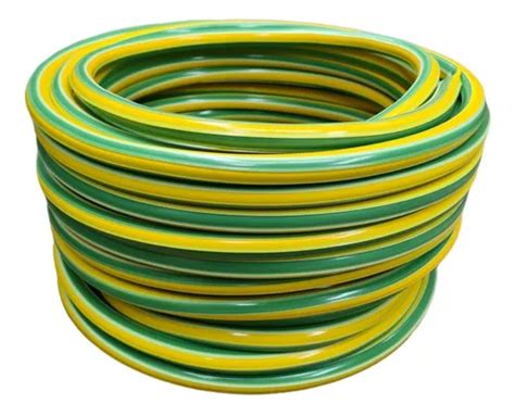 Manguera Riego Jardin Reforzada Mm X Mts Rollo Color Verde