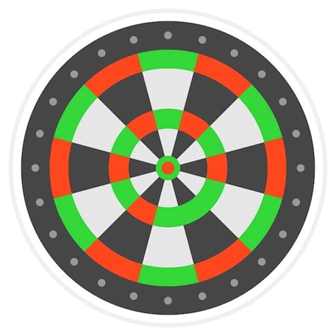 Premium Vector Dart Board Icon