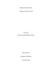 Etica Docx National University College Programa De Justicia