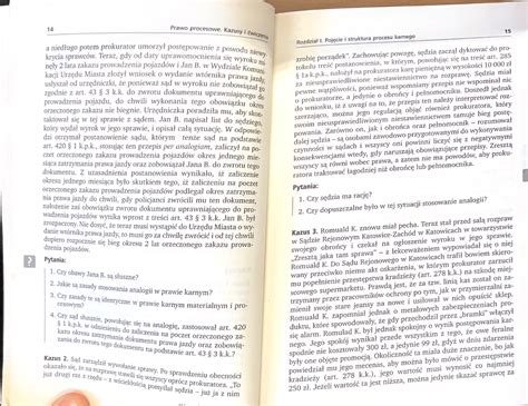 Zeskanowany dokument Kazusy i pytania Postępowanie karne Studocu