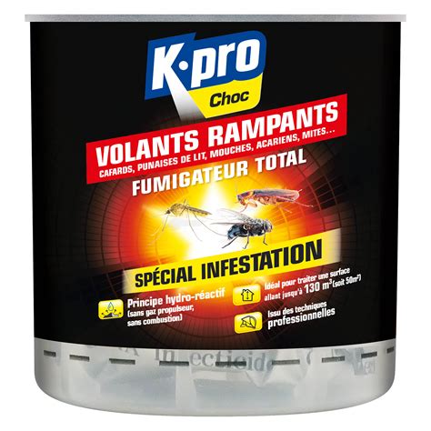 Fumigateur fumigène volants et rampants K PRO 10 g Leroy Merlin