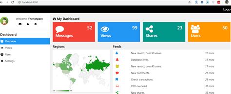 angular 10 admin dashboard template with source code therichpost 24 best angularjs templates