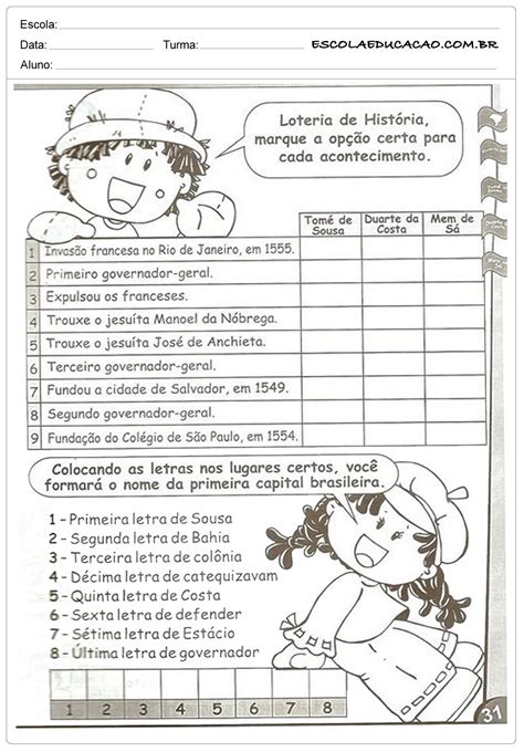 A Conquista História 5 Ano FDPLEARN