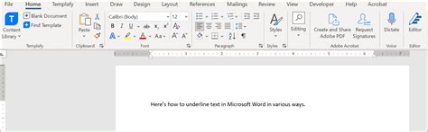Ways To Underline Text In Microsoft Word Guiding Tech