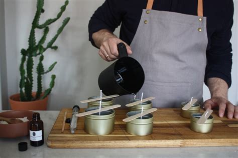 Kit de fabricación de velas de cera de soja de lujo regalo perfecto