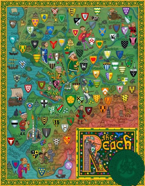 Massively Detailed Game Of Thrones Map Of Westeros The Mary Sue