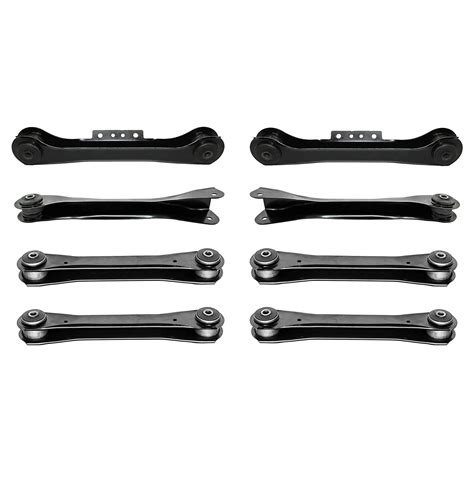 Pc Front Rear Suspension Kit Lower Upper Control Arms Driver