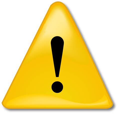 Warning Sign Hazard Safety Notice Danger PNG