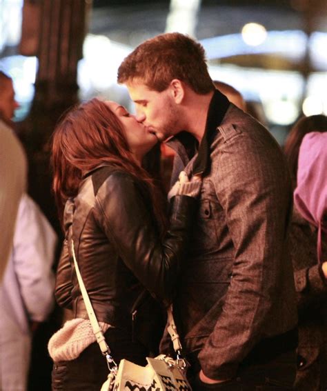 Miley Cyrus Kissing Nick Jonas On The Lips