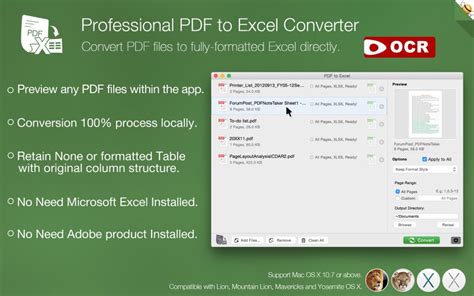 Pdf To Excel Ocr Converter Pro App Price Drops