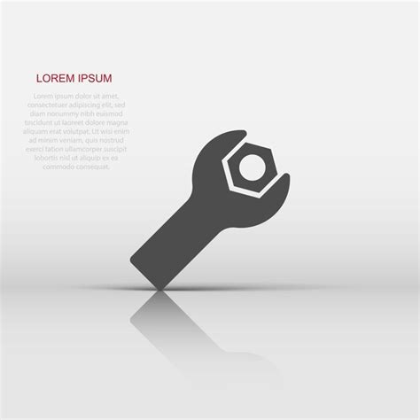 Icono De Llave Inglesa En Estilo Plano Ilustraci N De Vector De Llave
