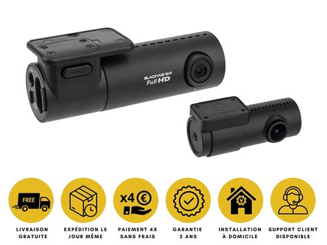 Dashcam BlackVue Caméras embarquées avant arrière Full HD