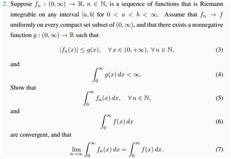 solved suppose fn 0 ∞ →r n∈n is a sequence of functions