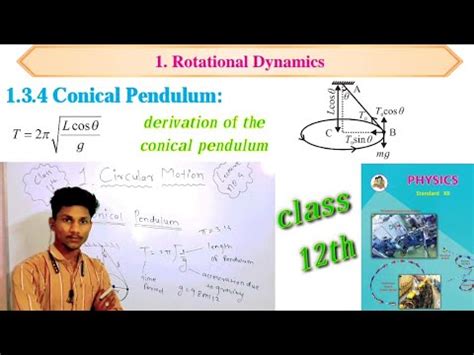 Conical Pendulum Physcics Class 12 Rotational Dynamics Class 12