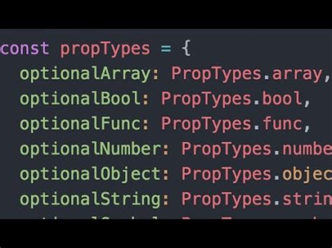 React Proptypes Programmingtil React Video Tutorial Screencast