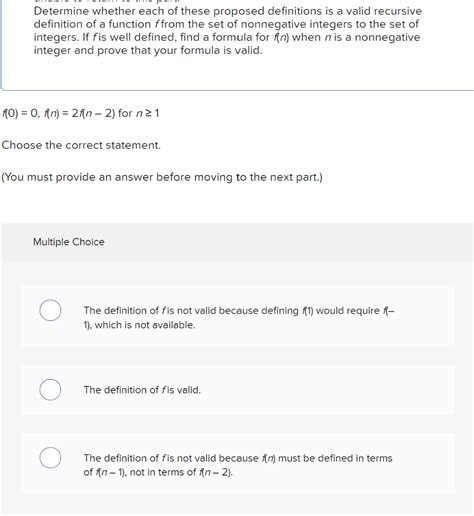 solved determine whether each of these proposed definitions