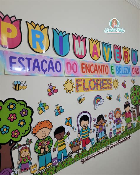 Painel Da Primavera Psicopedagoga Kamilla Stati