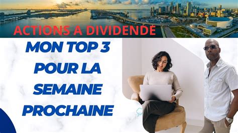 3 ACTIONS POUR GAGNER DES DIVIDENDES SOLIDES Cash Dividende YouTube