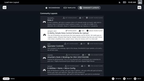 Dota 2 Steam Deck Settings Performance Controls Game Voyagers