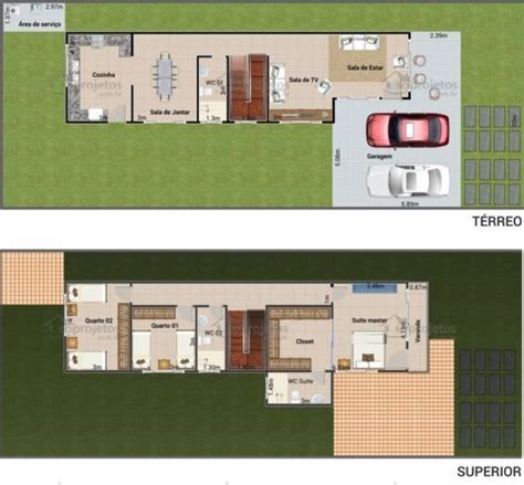 Casas Duplex Plantas E Projetos Gr Tis