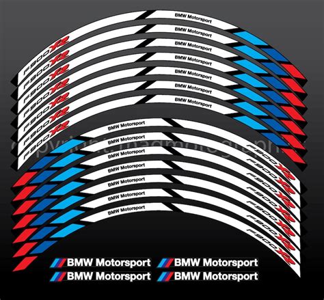 Motorcycle Wheel Stickers Decals Set Rim Tape Stripes F900 XR Etsy