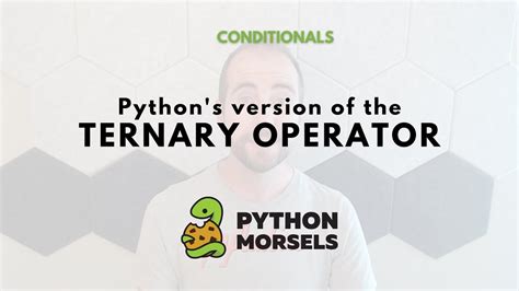 Python S Ternary Operator YouTube