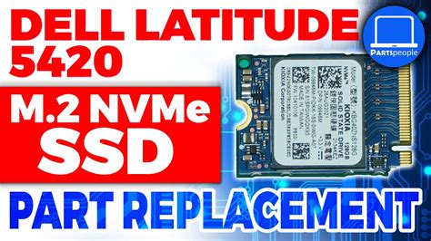 Dell Latitude 5420 How To Install Replace M 2 NVMe SSD Repair Guide