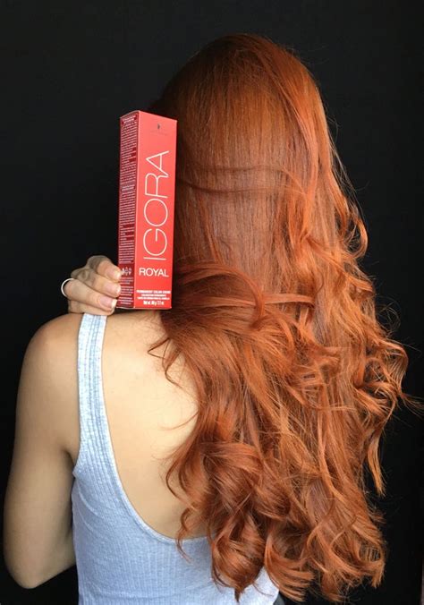 Tinta Igora Cor De Cabelo Ruivo Cabelo Ruivo Liso Cores De Cabelo