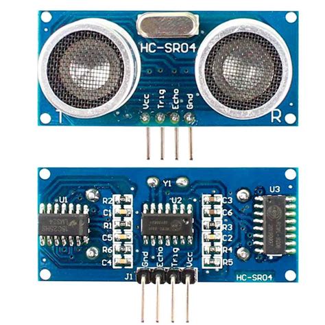 Azules Módulo Hc Sr04 Sensor De Ultrasonidos Medidor Distancia Medición Ultrasónico Hcsr04