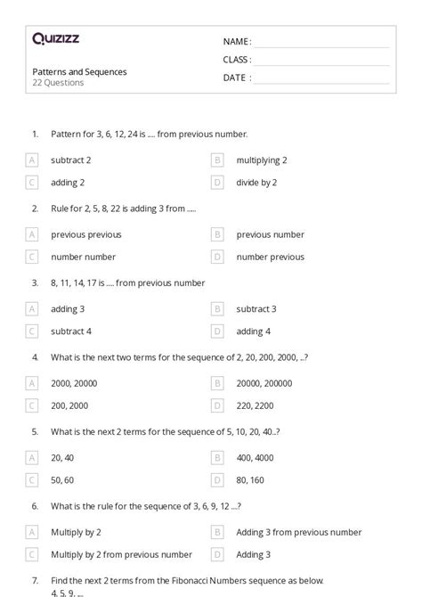 Odd And Even Numbers Worksheets For Th Class On Quizizz Free