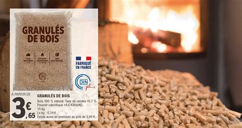 Offre Granulés De Bois premium chez E Leclerc