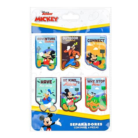 Separadores con Imán Disney Mickey con 6 pza Walmart