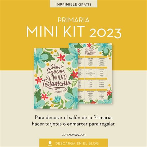 GRATIS Mini Kit Ven Sígueme Primaria 2023 El Nuevo Testamento