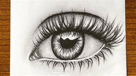 How To Draw Hyper Realistic Eyes Step By Step For Beginners Easy Drawings Step By Step Youtube