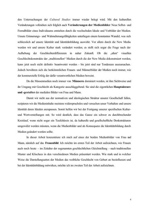 Das Frauenbild in den Medien Weibliche Identitätsbildung durch den