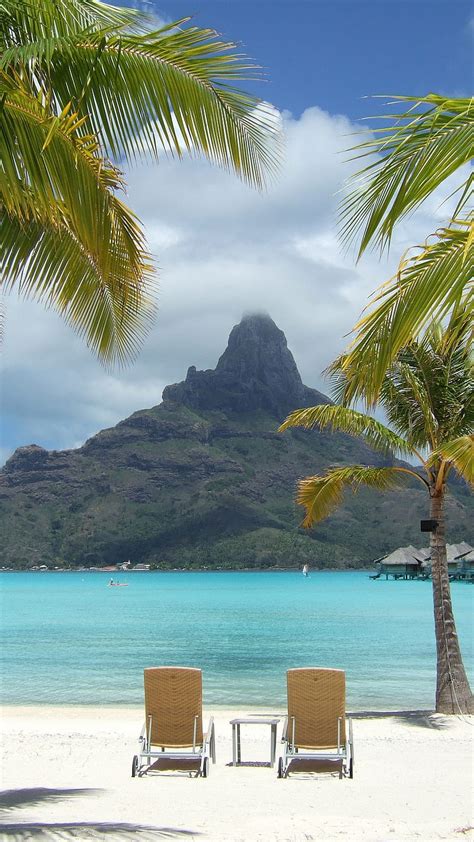 Bora Bora Beach Island Paradise Hd Phone Wallpaper Peakpx